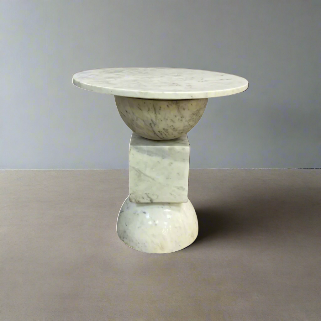 TOV Chip Marble Print Indoor Outdoor Side Table – KyDeco